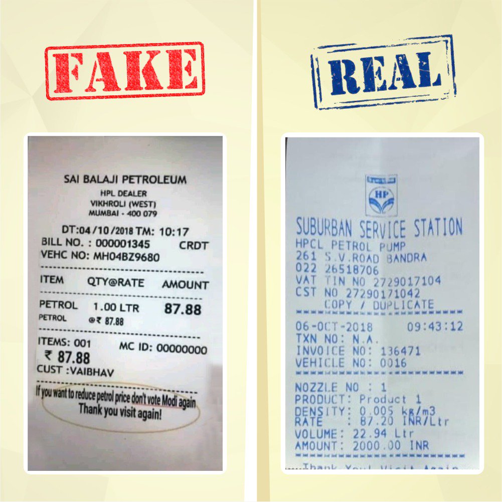 Congress leader Abhishek Singhvi posts fake petrol bill on Twitter ...