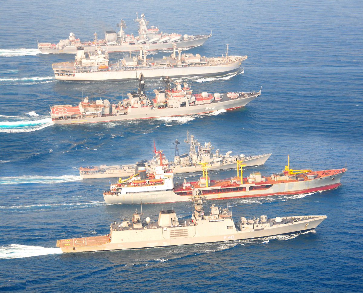 India and Russia conclude the bilateral INDRA NAVY maritime exercise in ...