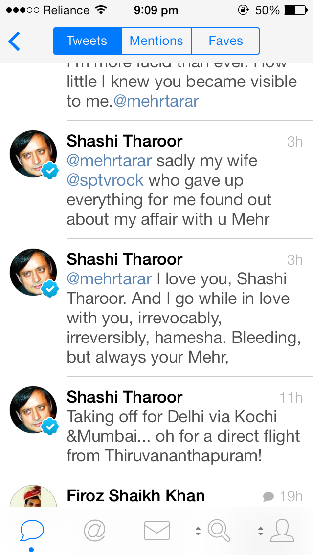 Shashi Tharoor reportedly spent three nights in Dubai with a Pakistani ...