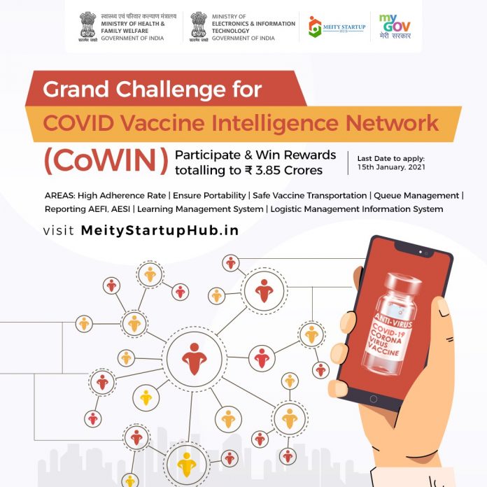 Govt of India launches challenge for strengthening COVID vaccine network
