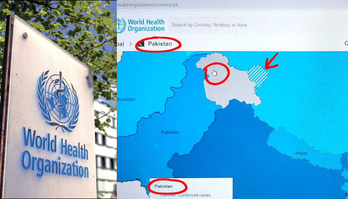 WHO depicts distorted map of India, shows J&K, Ladakh separate