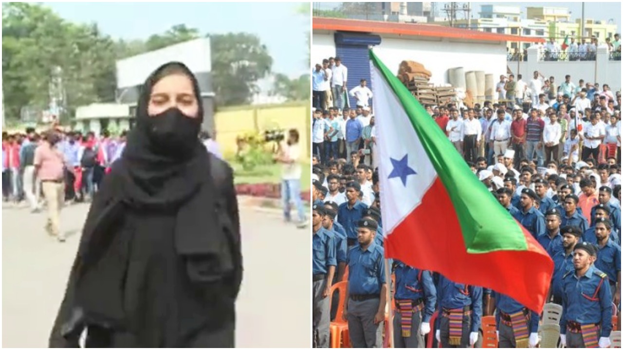 Muskan Zainab, who shouted "Allahu Akbar" has links with PFI