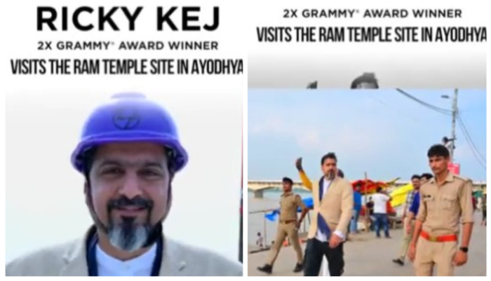 2-time Grammy winner Ricky Kej visits Ram Mandir site in Ayodhya, triggers Islamists