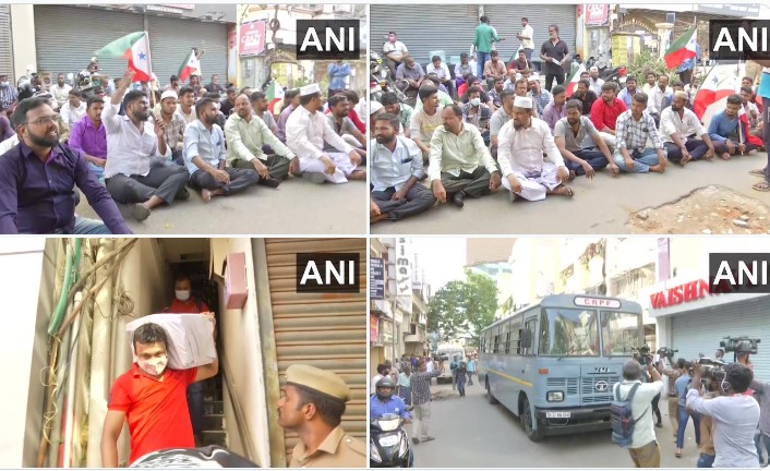 PFI protest against NIA raids on 10 locations linked to the Islamist ...