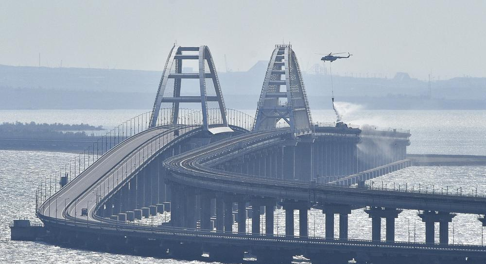 Blast on Crimean Bridge disrupts connectivity with Russia, Putin orders ...