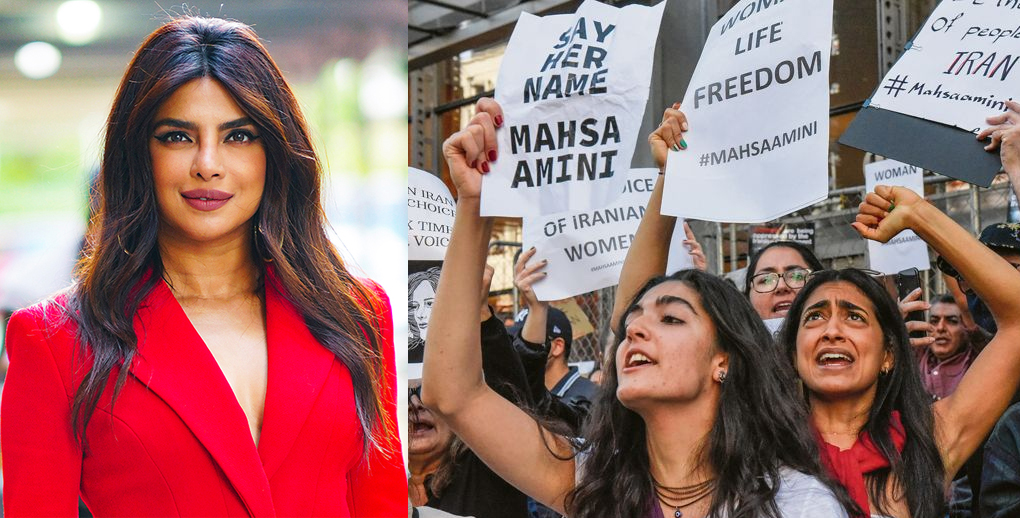 Priyanka Chopra attacked for supporting Iranian women protesting ...