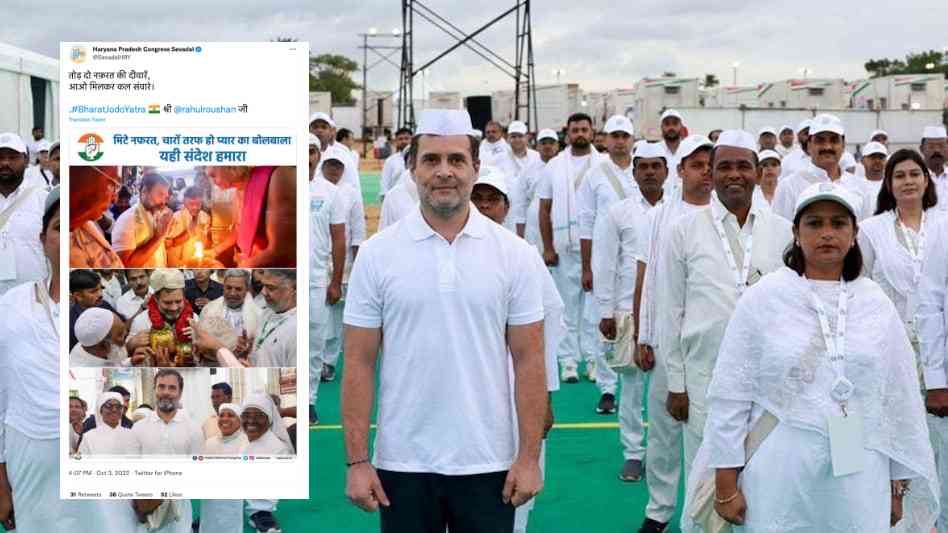 Congress social media account tags Rahul Roushan instead of Rahul ...