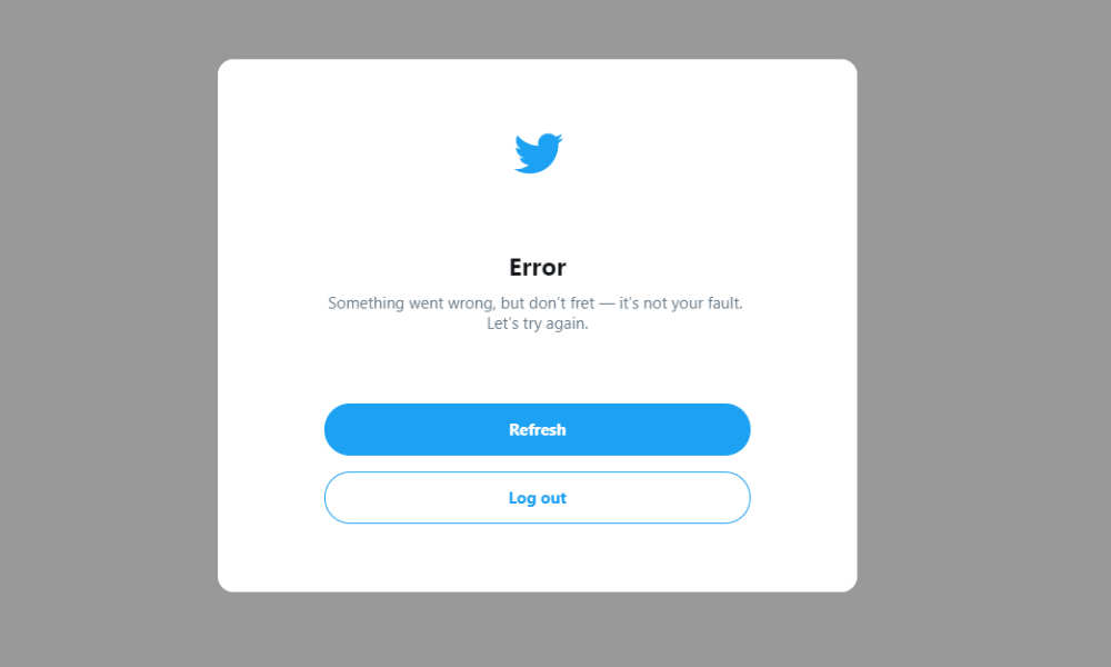 Twitter web crashes, several users unable to access feed