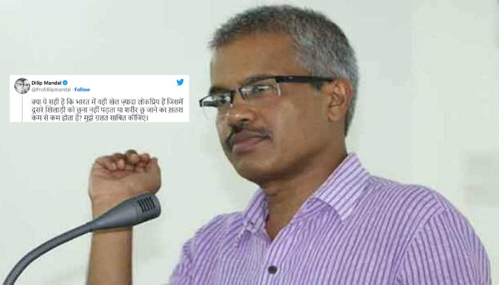 Netizens correct Dilip Mandal after he claims popular Indian sports ...