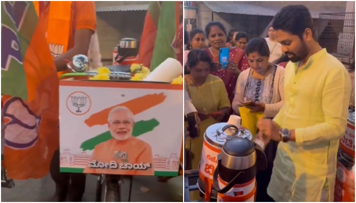 Karnataka: BJP Yuva Morcha launches 'Modi Chai' ahead of Elections ...