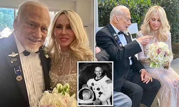 Buzz Aldrin, second man to walk on the moon, gets married to his ...