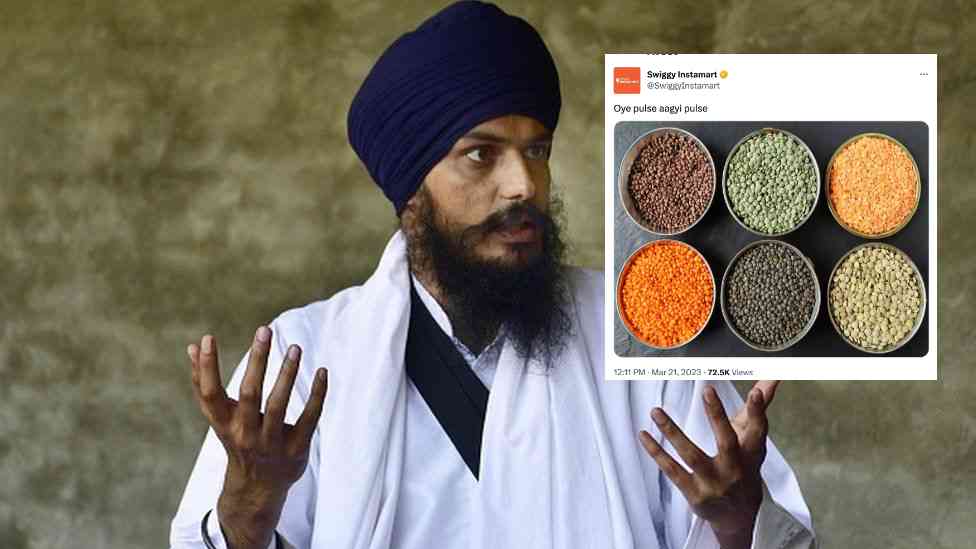 Swiggy Instamart takes a dig at Amritpal supporters with its ‘Pulse ...