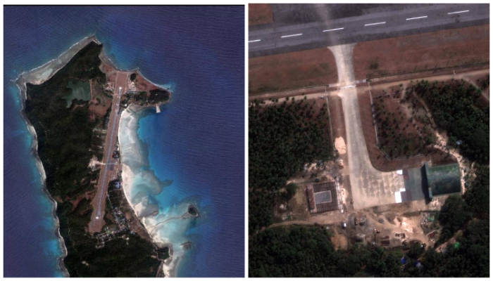 Satellite images show new military infrastructure being built in Coco ...
