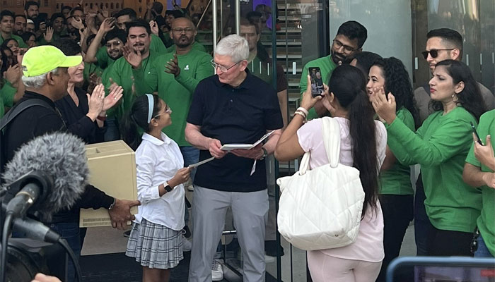 Watch: CEO Tim Cook inaugurates first Apple Store in India