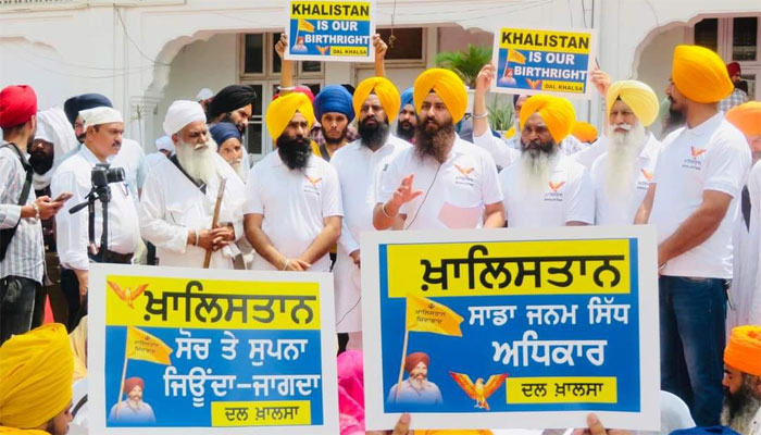 Dal Khalsa Logo Dal Khalsa, Two Sikh Outfits Take Out Separatist March