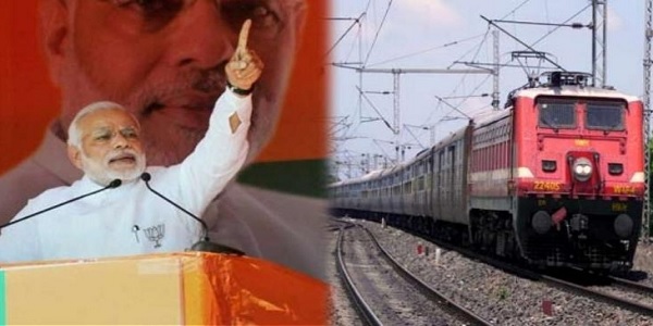 Train accidents reduced by three times under Modi govt: Reports