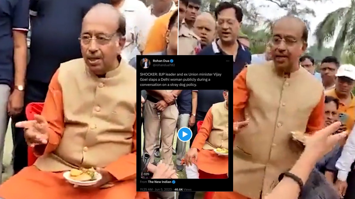 BJP leader Vijay Goel shares video that disproves media allegations ...