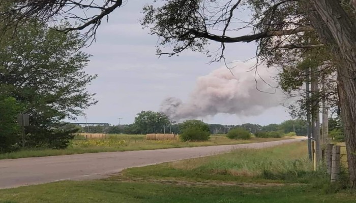 US: Locals evacuated after toxic fumes emanate from fire in Nebraska ...