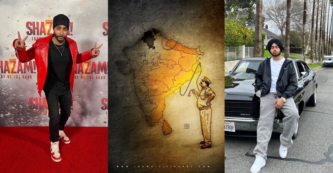 "Artist" who created distorted map of India shared by singer Shubh ...