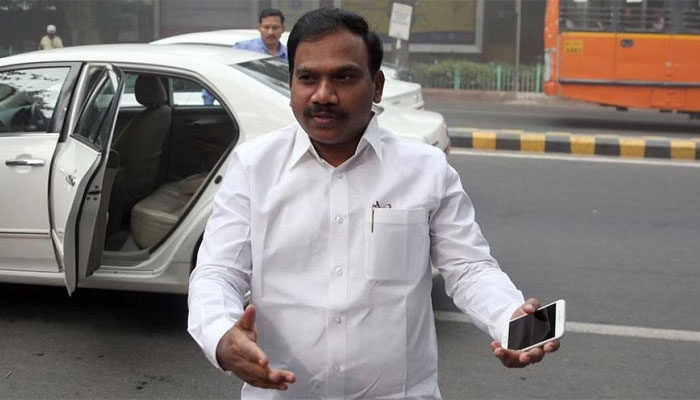 Sanatan Dharma should be compared with HIV, leprosy: DMK MP A Raja