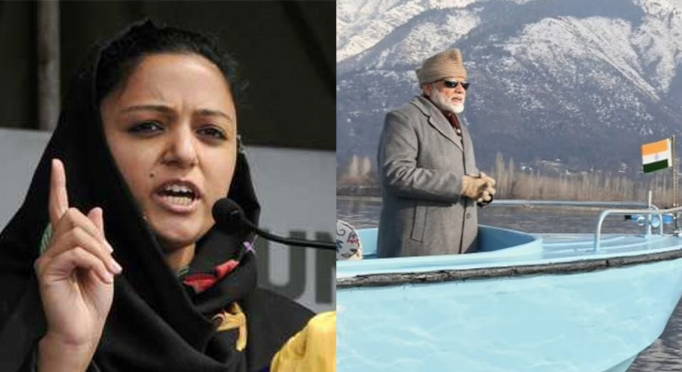 Shehla Rashid credits PM Modi for peace and safety in Kashmir