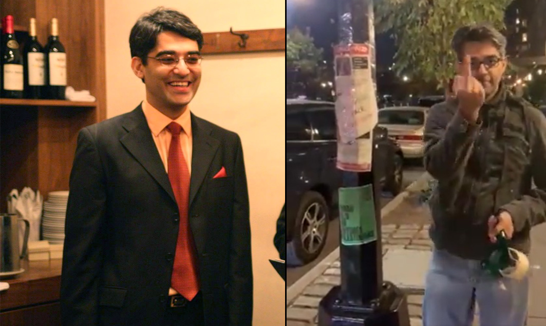 Indian-origin American Kurush Mistry who was pasting anti-Israel posters fired from his job
