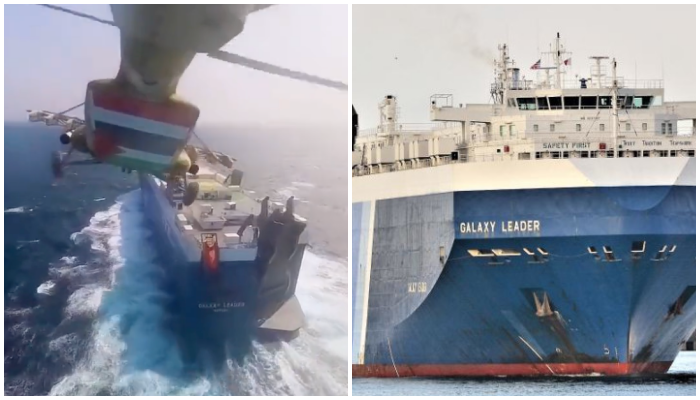 Yemen's Houthi rebels share video of them attacking cargo ship coming ...