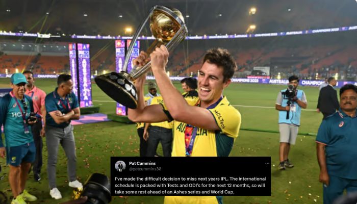 Old tweet of Pat Cummins skipping IPL 2023 for Ashes and World Cup goes ...