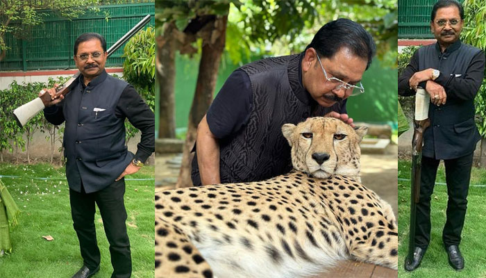 From tigers to rifles, photos of Congress MP Dhiraj Sahu, caught in the ...