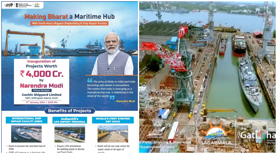 Major infra boost for Kochi: PM Modi to inaugurate International Ship ...
