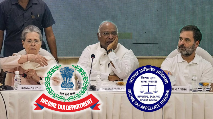 Income Tax dept issues Rs 1700 crores demand notice to Congress for ...