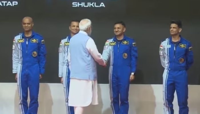 PM Modi reviews progress of the Gaganyaan Mission, bestows astronaut ...