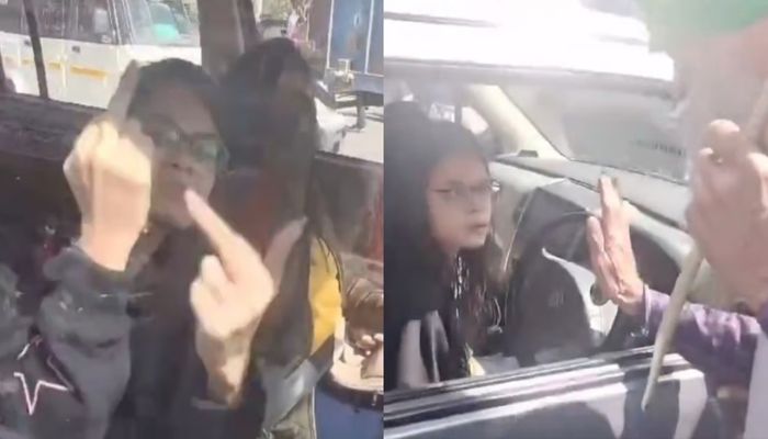 Angry commuter loses her cool over roadblock by 'farmer protestors ...