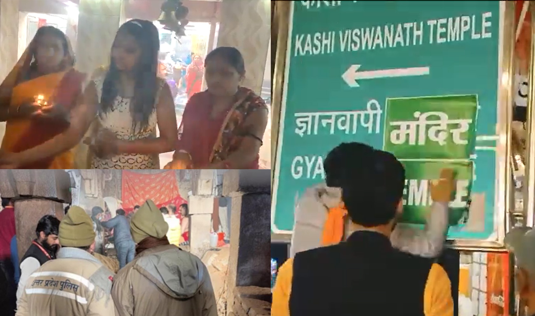 Puja of deities in Vyas cellar in Gyanvapi structure performed by ...