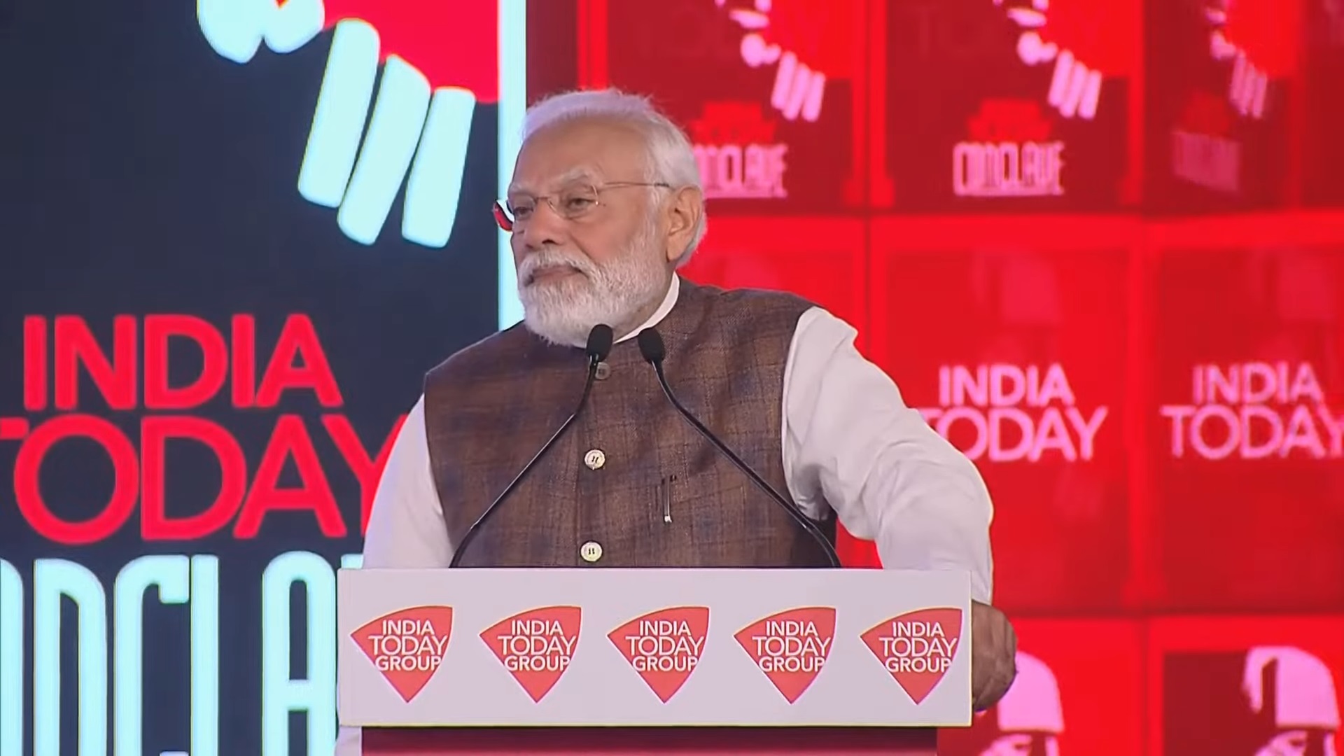 PM Modi highlights lists out roadmap for next 5 years at India Today Conclave