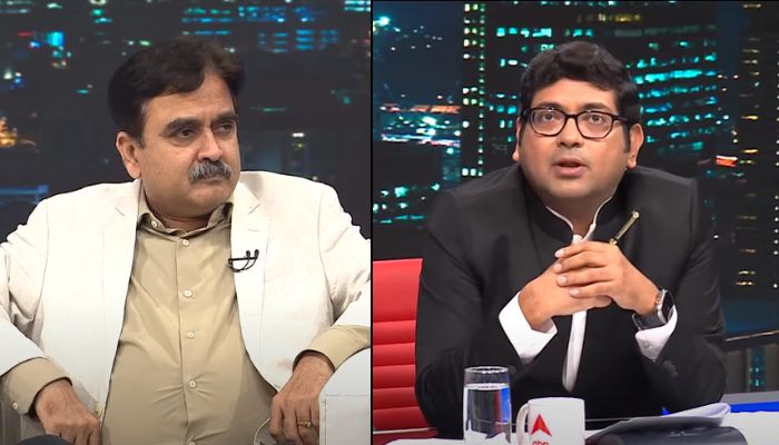 ABP journalist Suman Dey casually makes Hinduphobic jibe during interview with ex-Judge Abhijit ...