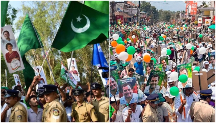 Congress decides to not use IUML and INC flags during Rahul Gandhi's ...