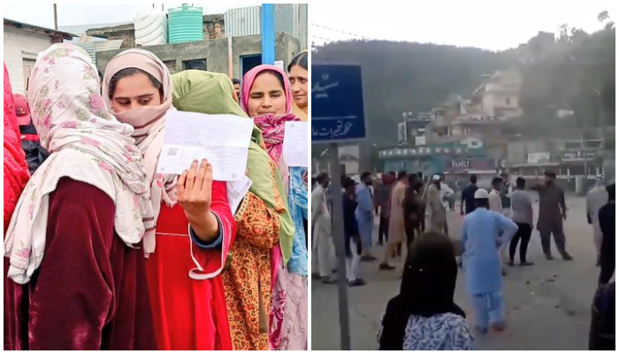 One Kashmir votes peacefully, other erupts in chaos: PoJK protesters ...