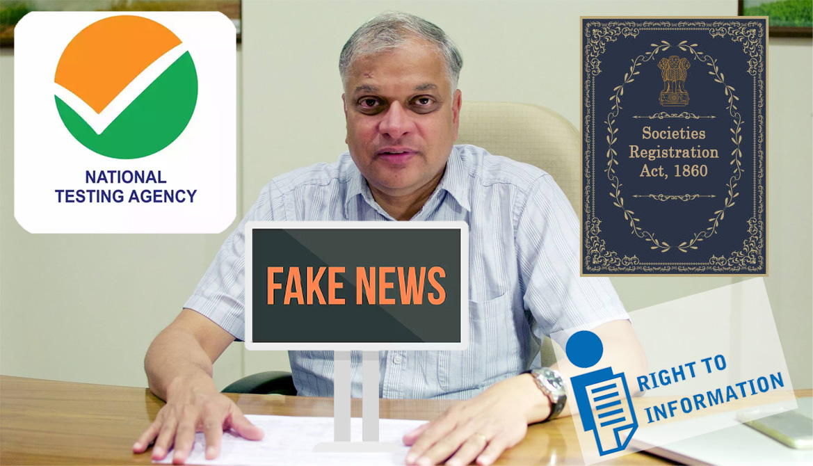 PMO official during UPA govt spread fake news that NTA is a private society