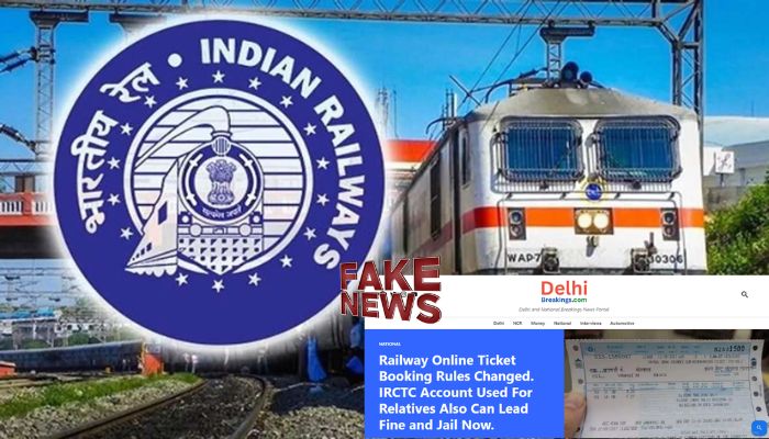 “False and Misleading”: Indian Railways debunks fake claims of Jail for ...