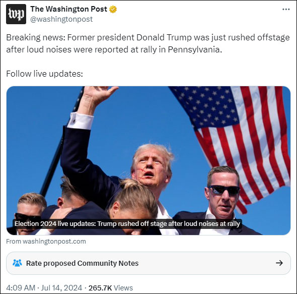 US media downplayed assassination attempt on Donald Trump