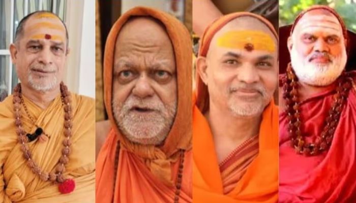 All four Shankaracharyas come together to seek help and support for Hindus in Bangladesh, ask ...