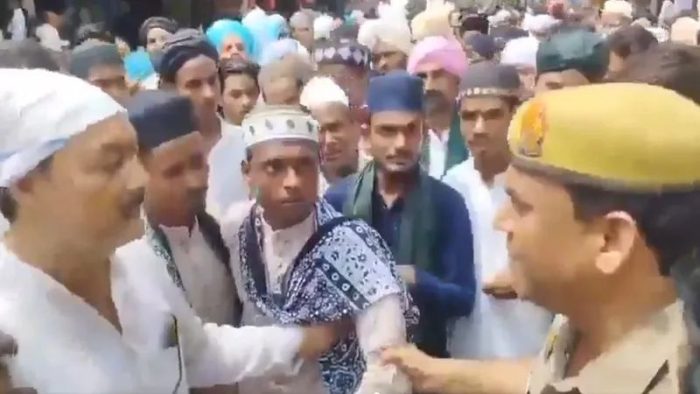 Mohammad Zaid, who raised provocative slogans in front of Ganpati pandal in Uttar Pradesh ...