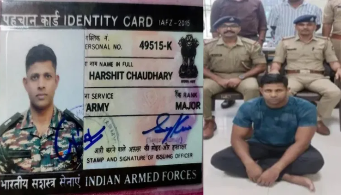 Gujarat: Shahbaz posed as major Harshit, arrested in theft case