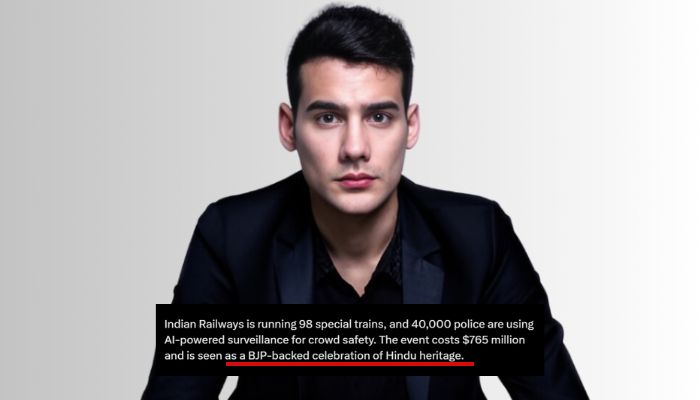 Fact Check: No, Mario Nawfal, Maha Kumbh Mela is not a BJP-backed ...