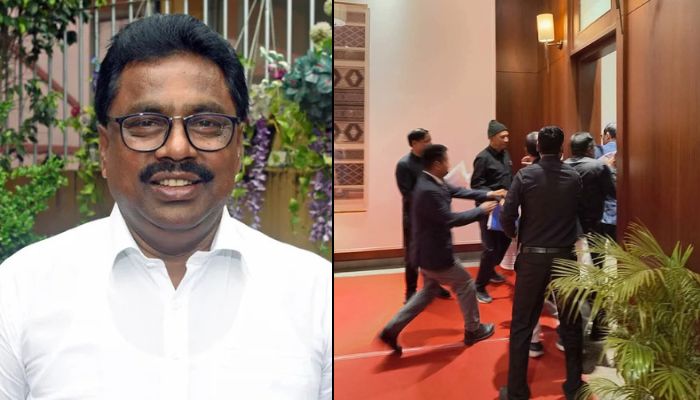 Assam: Congress MLA Nurul Huda attacks Deputy Speaker outside Vidhan ...