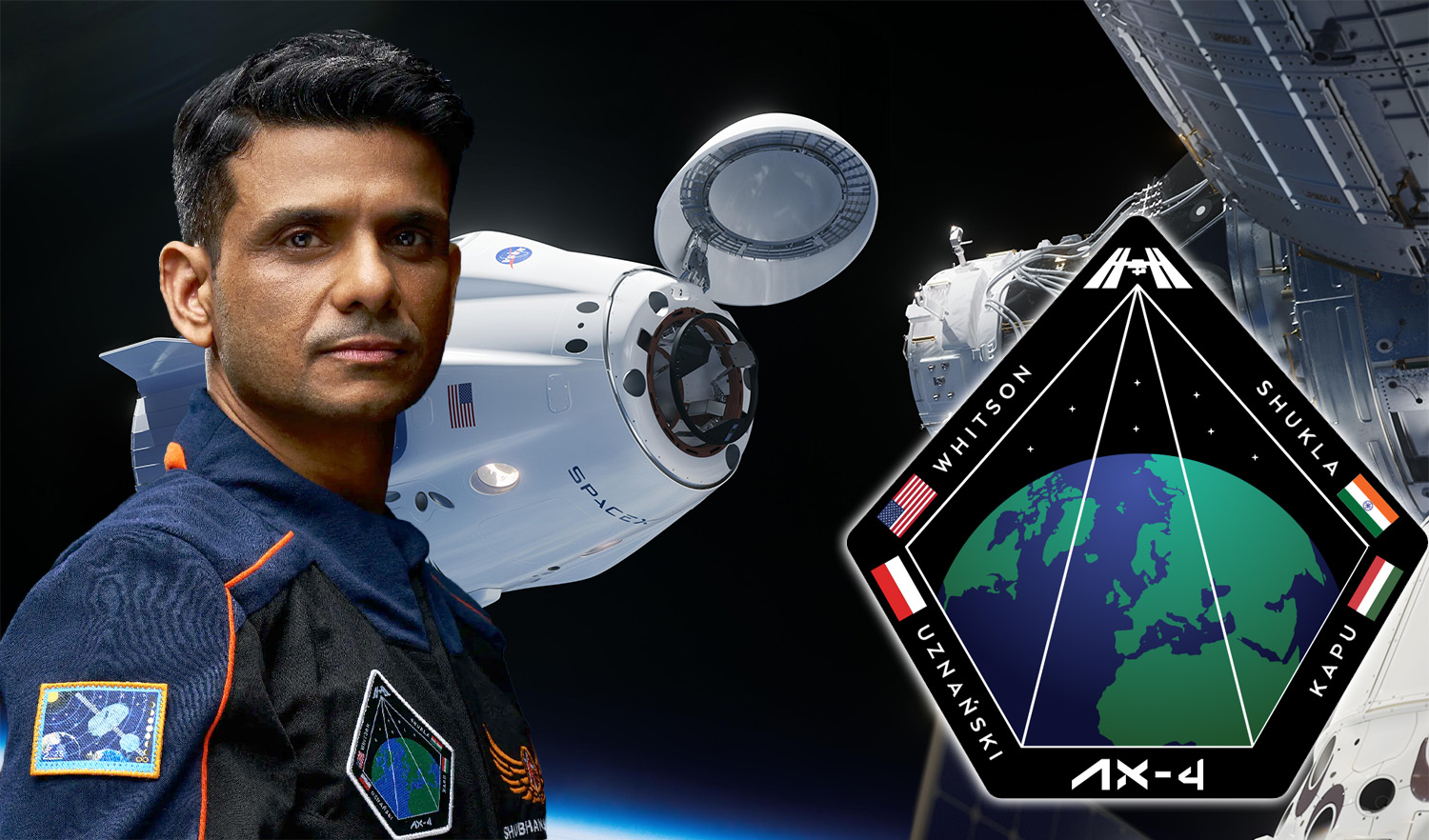 Axiom Space mission to be piloted by Group Captain Shubhanshu Shukla ...
