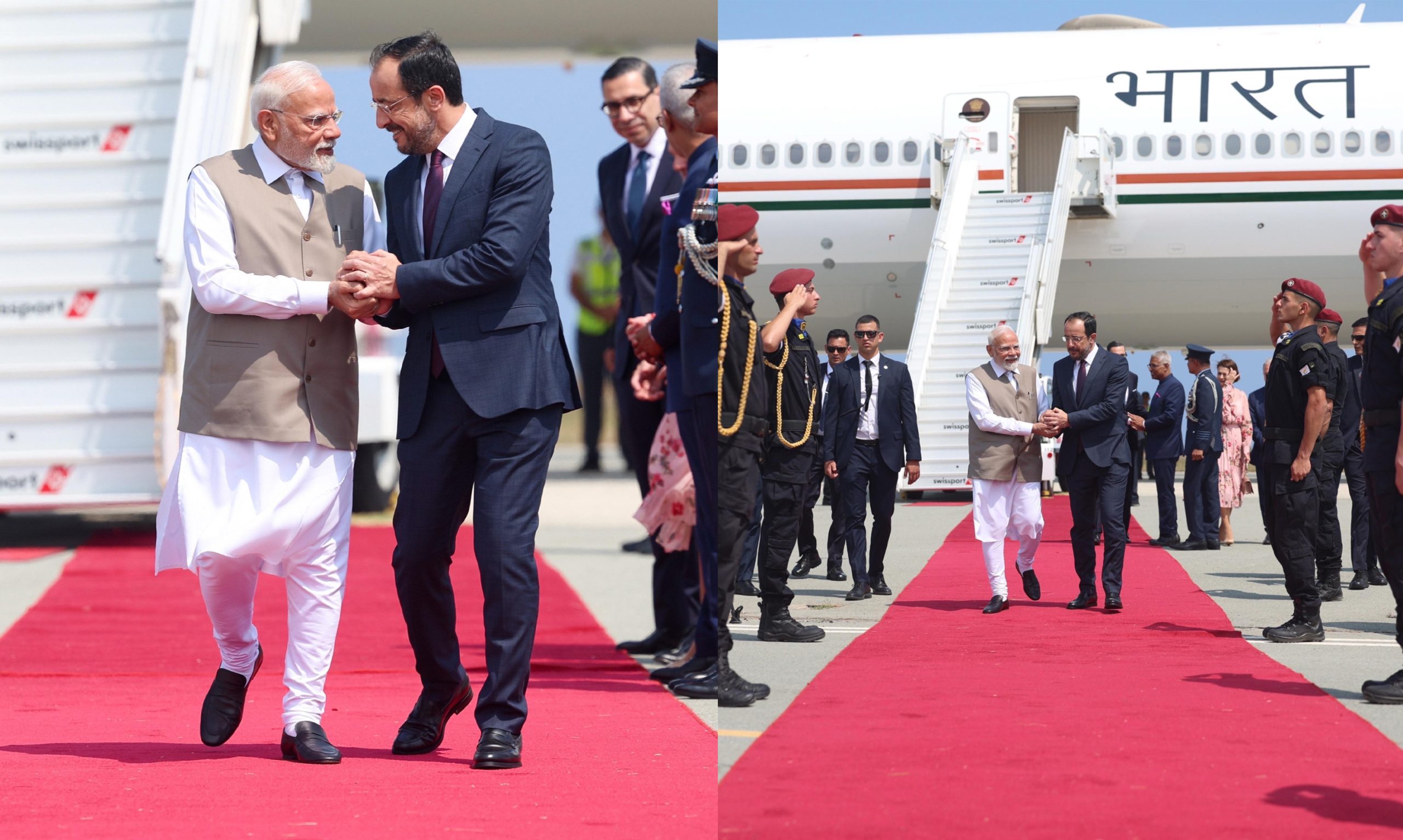 PM Modi lands in Cyprus, first-ever visit by Indian to deepen strategic ...