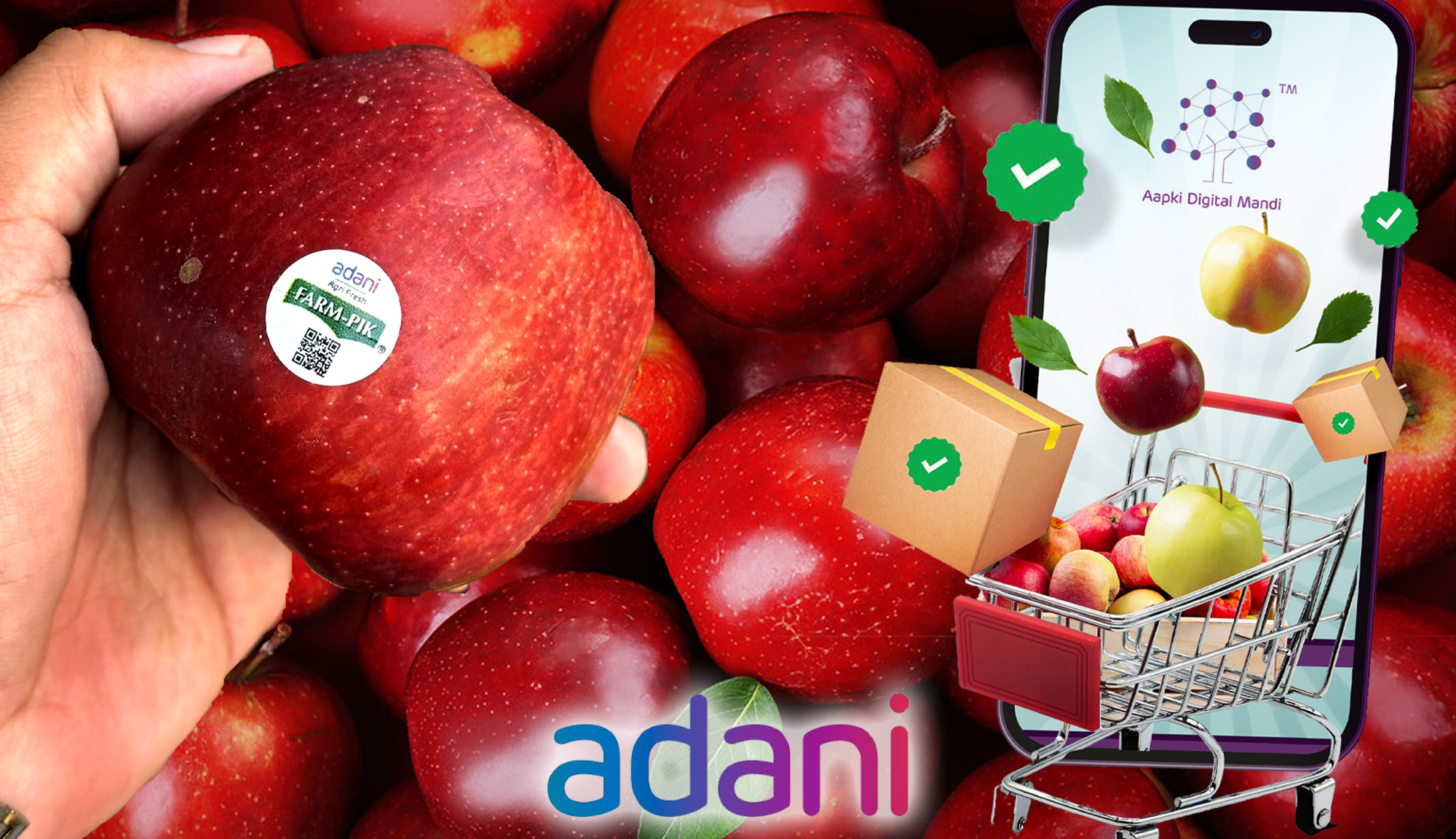 Adani Agri-Fresh launches India’s first digital apple market platform