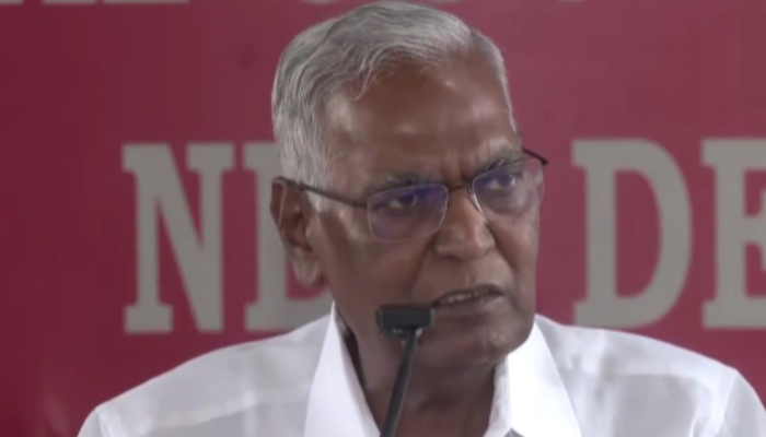 Communist leader D Raja bats for Naxal terrorists, condemns the Naxal ...